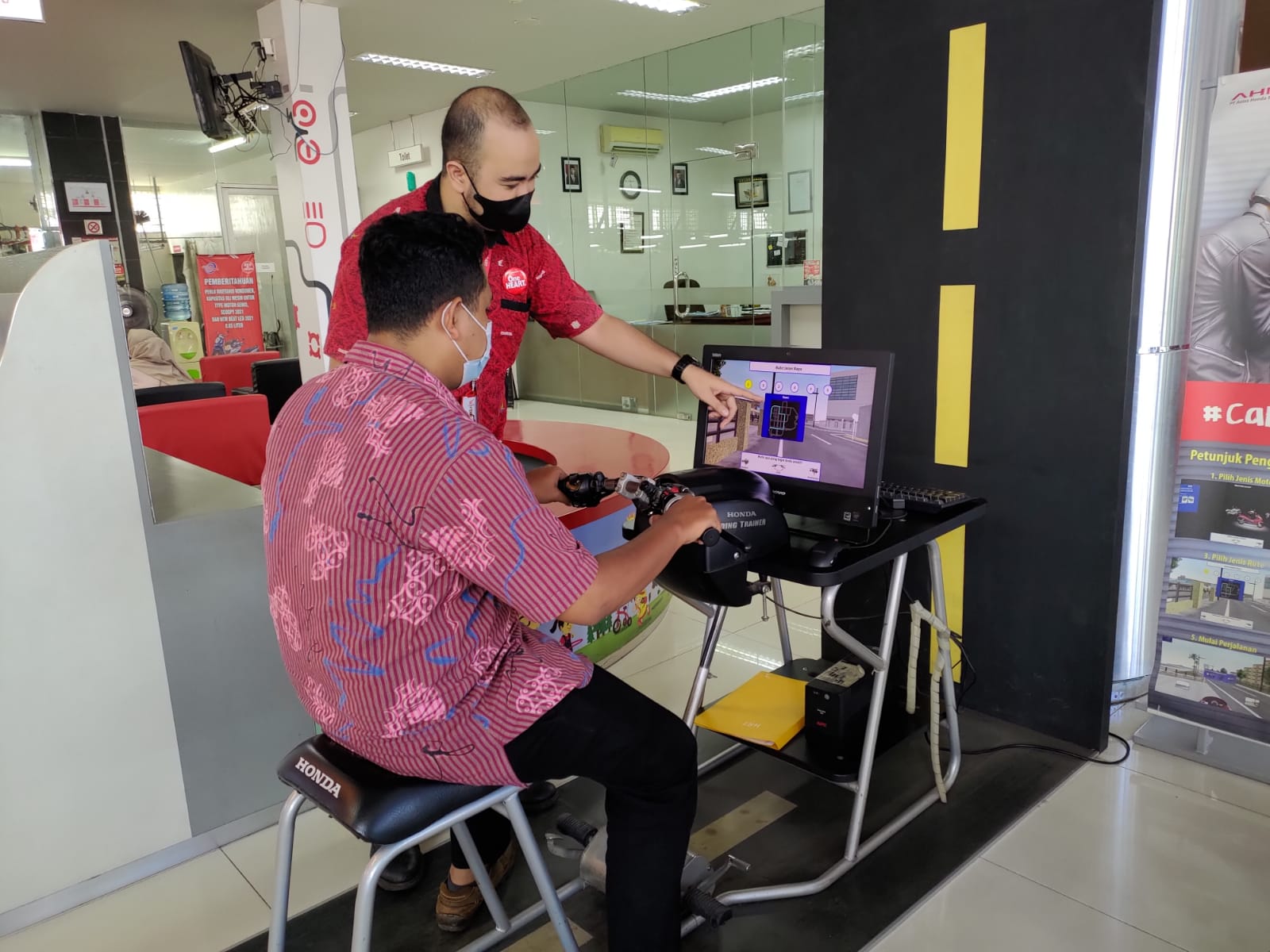 Honda Sediakan Fasilitas Alat Latih Safety Riding di Dealer