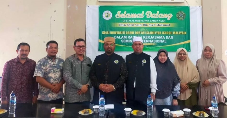 Tiga Sekolah Tinggi Al Washliyah Jalin Kerjasama dengan KUDQI Malaysia