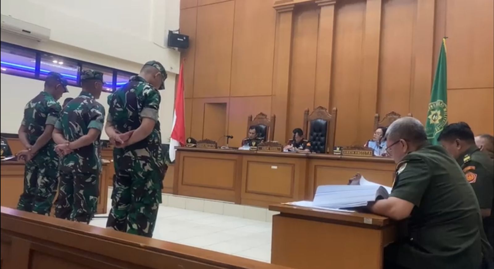 Kasus Pembunuh Imam Masykur, Tiga Oknum TNI Dituntut Hukuman Mati