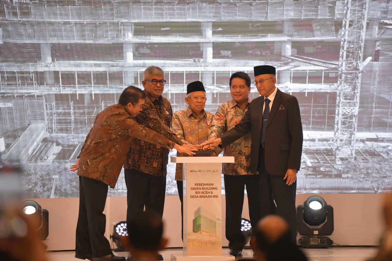 Resmikan Green Building BSI Aceh, Wapres Sampaikan Tiga Arahan Strategis