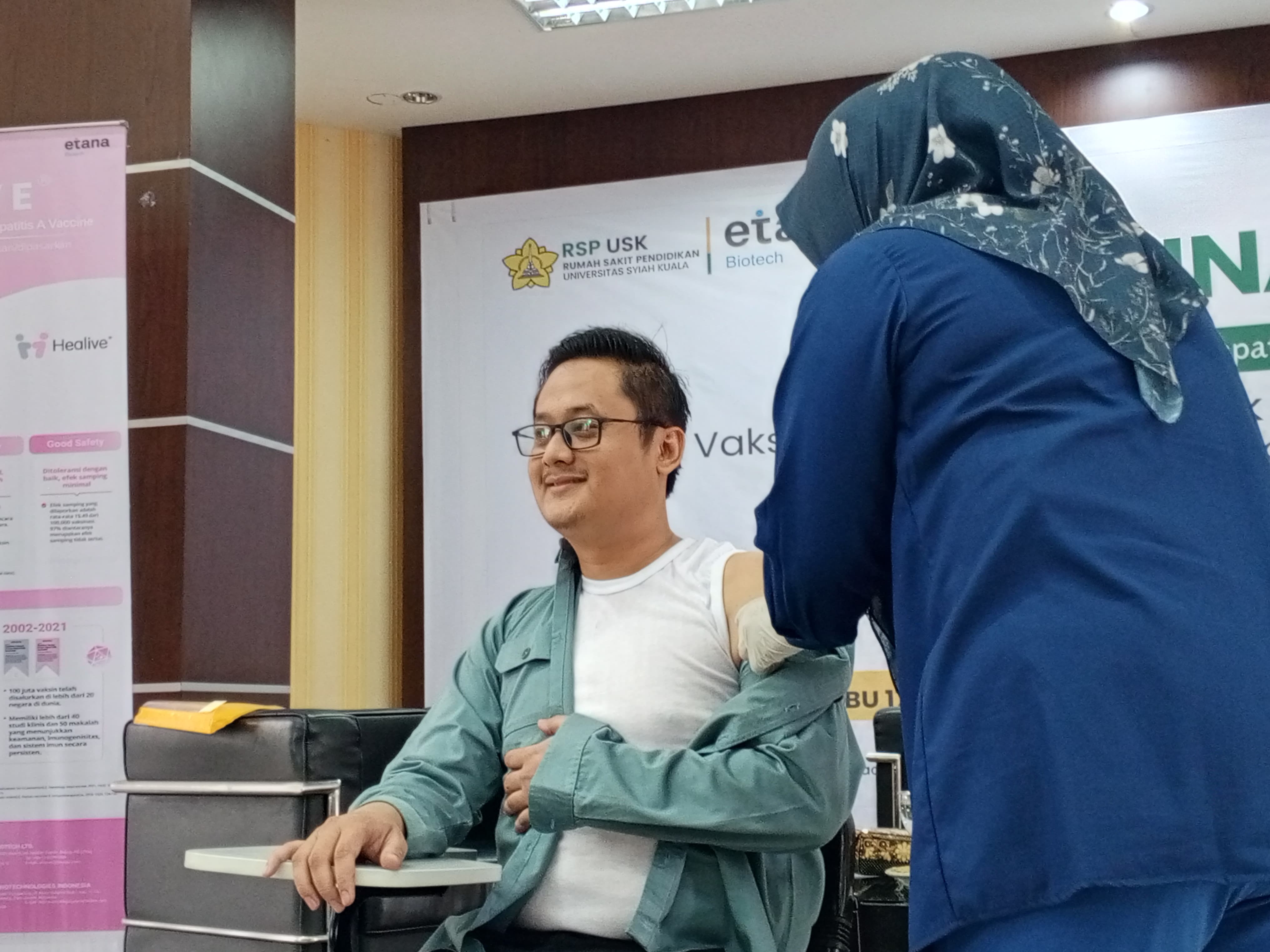 Etana Dukung RSP USK sebagai Pusat Layanan Vaksinasi