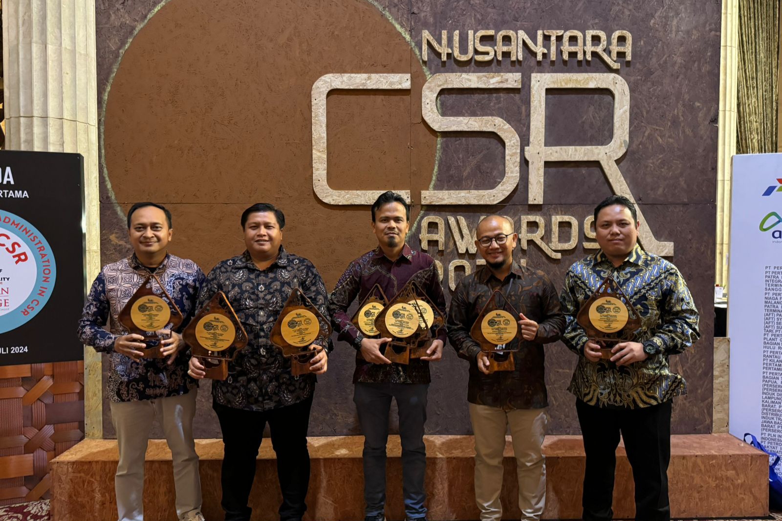 Pertamina Sumbagut Raih Sembilan Platinum Elit Nusantara CSR Award