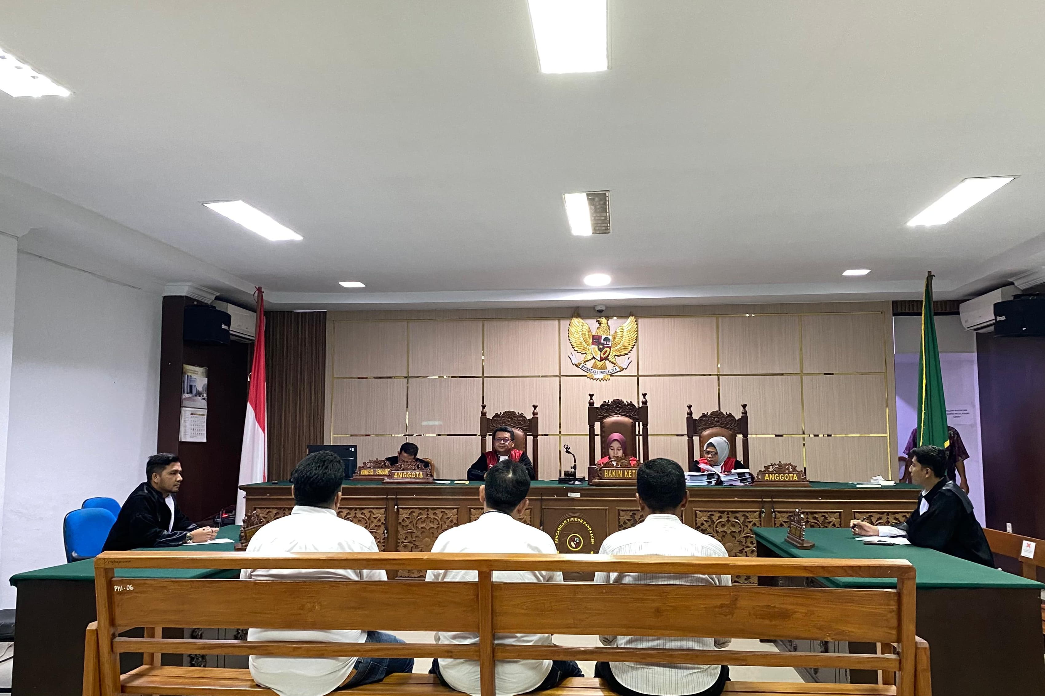 Terdakwa Korupsi Pembangunan Puskesmas Lamtamot Divonis Setahun Penjara