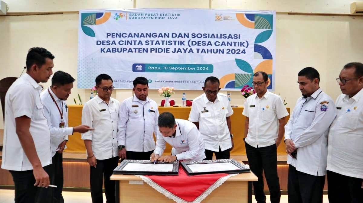 Kota Meureudu Pidie Jaya Terpilih Sebagai Desa Cantik BPS