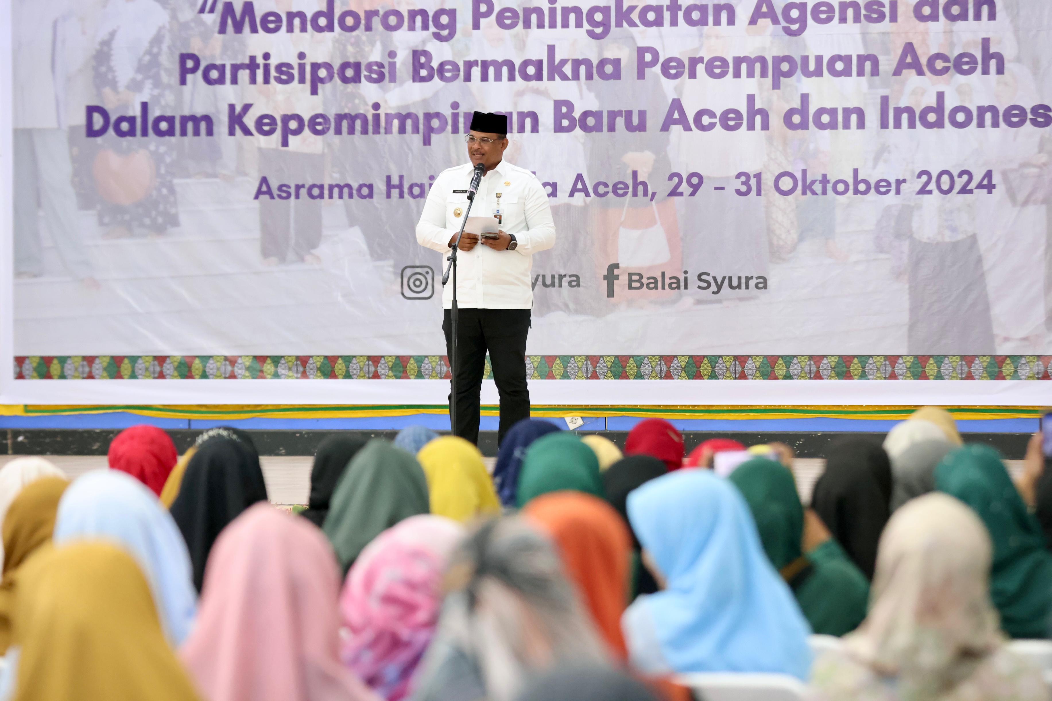 Pj Gubernur Aceh Dorong Perempuan Berperan Aktif dalam Politik dan ...