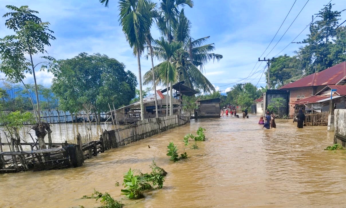 Curah Hujan Tinggi, Pidie Jaya Terendam Banjir