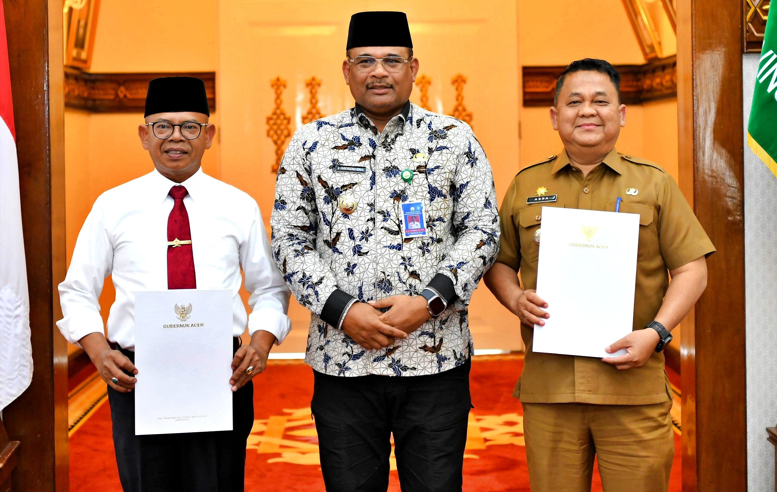 Masa Jabatan Pj Bupati Aceh Tamiang dan Aceh Jaya di Perpanjang