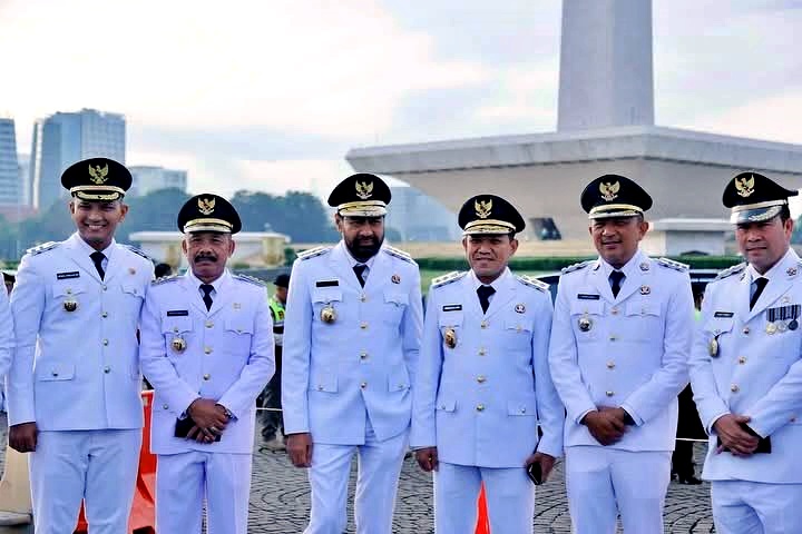 Muzakir Manaf-Fadhlullah Hadiri Pelantikan Kepala Daerah se-Indonesia di Istana Negara