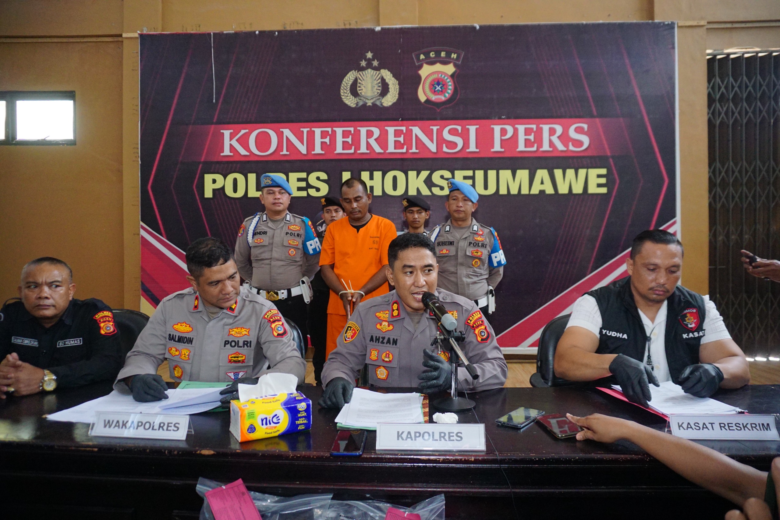 Kurang dari 24 Jam, Polisi Bekuk Pelaku Pembunuhan di Aceh Utara