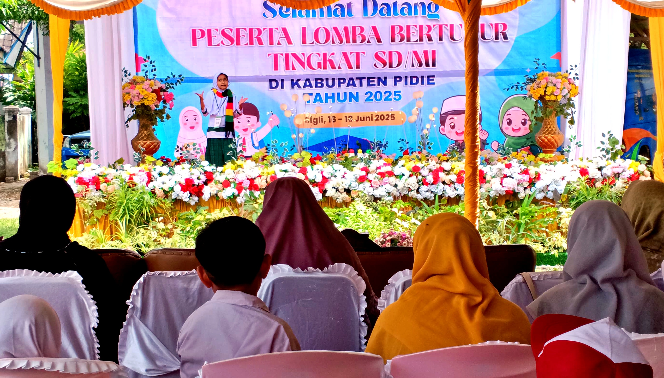 Perluas Literasi Budaya, Puluhan Siswa di Pidie Ikut Lomba Bertutur