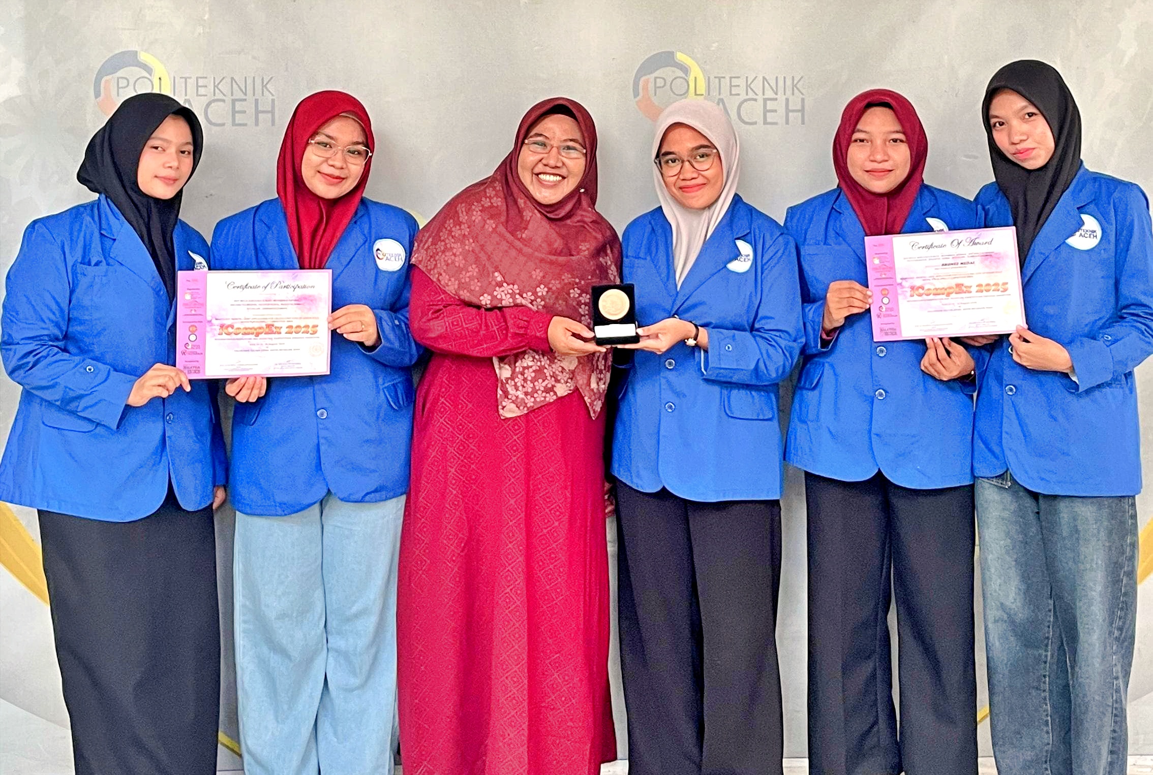 ICOMPEX 2025, Tim Politeknik Aceh Raih Medali Perunggu